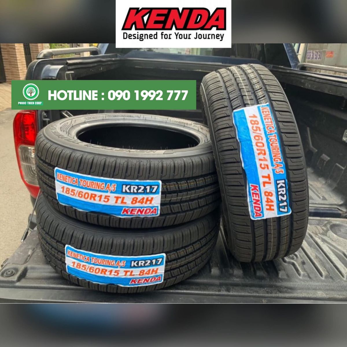 Review : Thay lốp 185/60R15 Kenda KR217 cho Toyota Vios